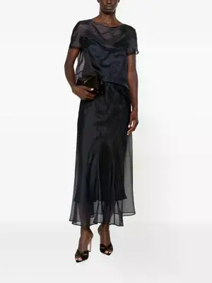 Max Mara Sheer Silk Top