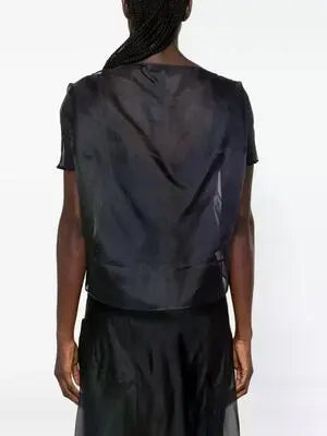 Max Mara Sheer Silk Top