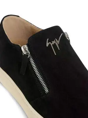 GIUSEPPE ZANOTTI Kobe Velour Sneakers - Black
