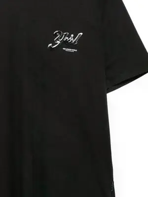 YES LONDON Logo-patch Crew-neck T-shirt