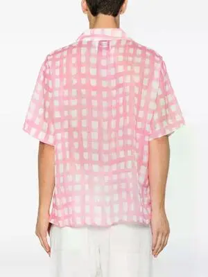 BONSAI Check-pattern Bowling Shirt