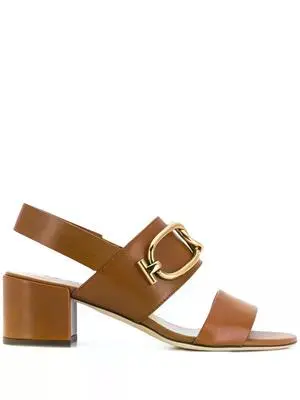 TOD'S Open Toe Slingback Sandals