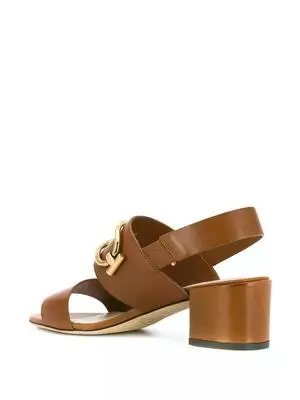 TOD'S Open Toe Slingback Sandals