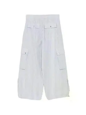 Cynthia Rowley Millie Seersucker Cargo Pants