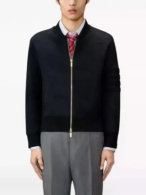 Thom Browne 4-bar Ottoman Milano-stitch Bomber Jacket