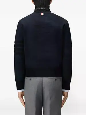 Thom Browne 4-bar Ottoman Milano-stitch Bomber Jacket