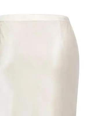 HERSKIND Herbert Lace-trim Midi Skirt - Neutrals