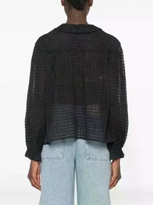 Stine Goya Gingham Tie-fastening Blouse