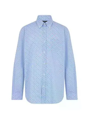 Paul & Shark Shark-print Button-down Shirt