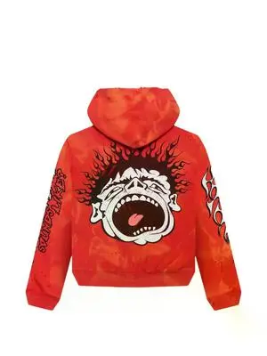 HELLSTAR Distressed Graphic Hoodie
