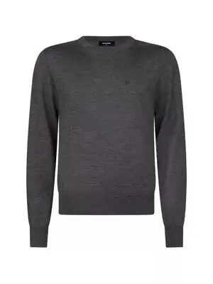 Dsquared2 Upside-down Logo Virgin Wool Pullover