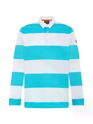 Paul & Shark Striped Long-sleeve Polo Shirt
