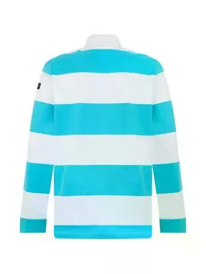 Paul & Shark Striped Long-sleeve Polo Shirt