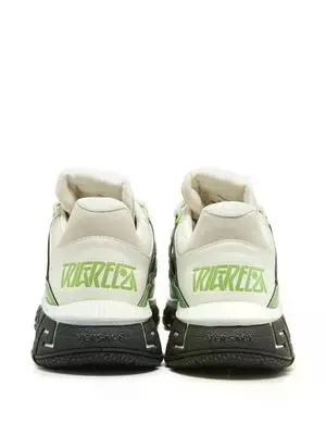 Versace Trigreca Floral Canvas Sneakers