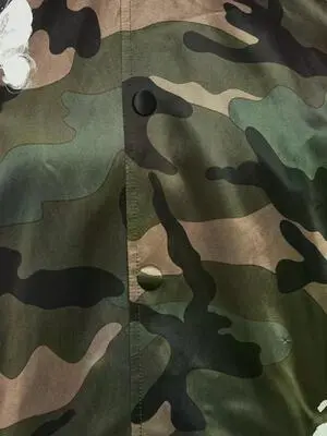 Valentino Garavani Mariposa Camouflage-print Bomber Jacket
