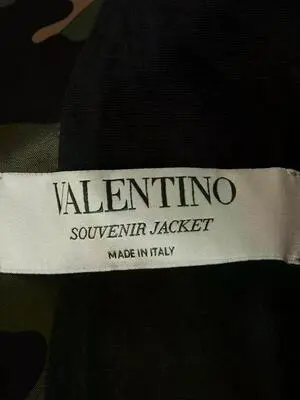 Valentino Garavani Mariposa Camouflage-print Bomber Jacket
