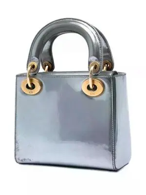 Dior Mini Lady Satchel - Silver