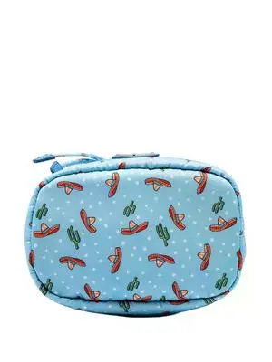 Prada Tessuto Sombrero And Cactus Drawstring Pouch - Blue