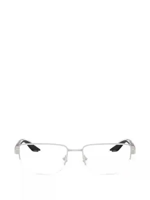 Prada Rectangle-frame Glasses - Silver