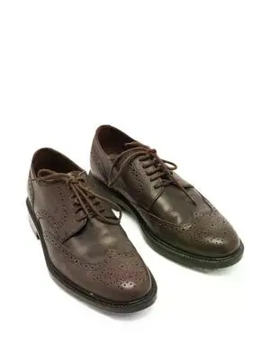 TOD'S Grained Leather Derby Shoes