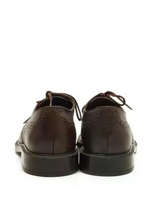 TOD'S Grained Leather Derby Shoes