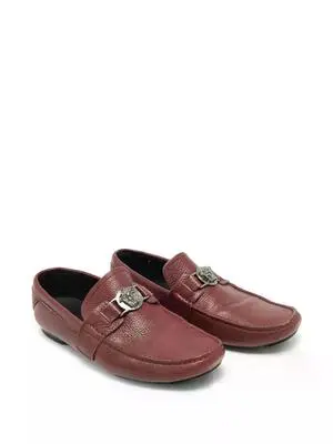 Versace Medusa Leather Loafers