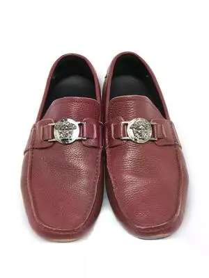 Versace Medusa Leather Loafers