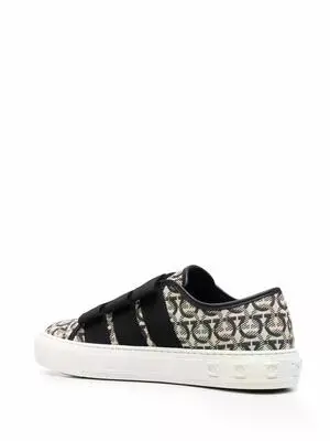 FERRAGAMO Gancini And Vara Bow Low-top Sneakers