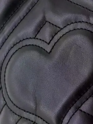 Gucci Gg Marmont Matelassé Leather Mini Bucket Bag - Black