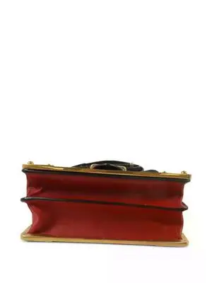 Prada Calf Leather Shoulder Bag - Red
