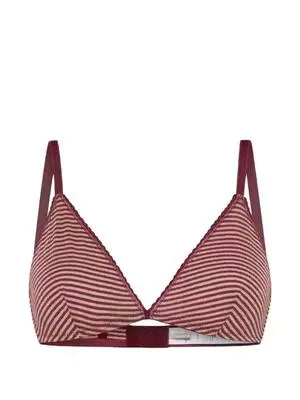Momoni Amethist Striped Bra - Red