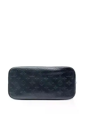 LOUIS VUITTON Monogram Mat Stockton Tote Bag - Blue