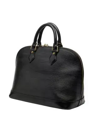 LOUIS VUITTON Epi Alma Pm Handbag - Black