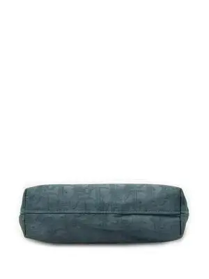 Dior Diorissimo Trotter Canvas Pouch - Blue