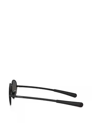 Moncler Matte Round-frame Sunglasses