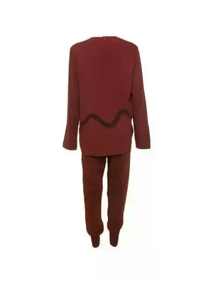 Stella McCartney Embroidered Crepe Suit