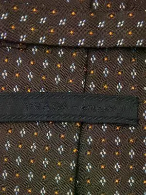 Prada Jacquard-weave Silk Tie