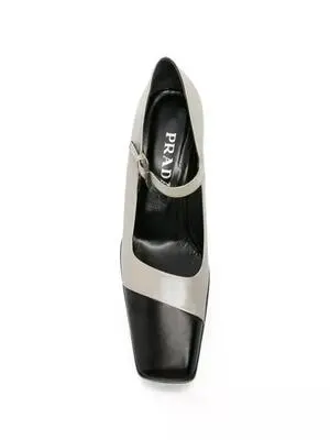 Prada Mary Jane Block Heel Pumps