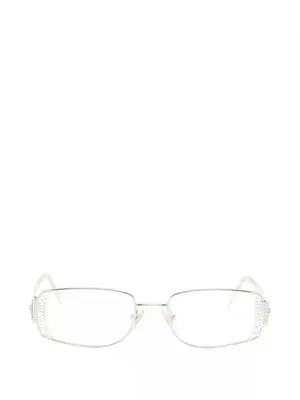 Versace 2000s Crystal-embellished Eyeglasses
