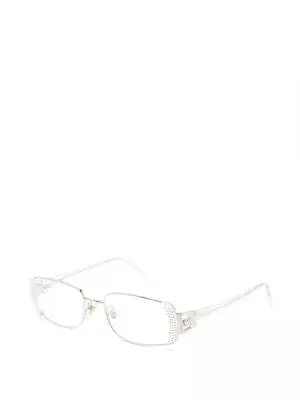 Versace 2000s Crystal-embellished Eyeglasses