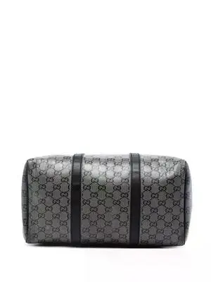Gucci Medium Gg Crystal Joy Boston Bag - Grey