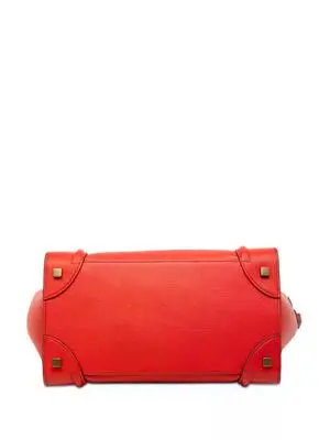 Celine Mini Luggage Tote Bag - Red