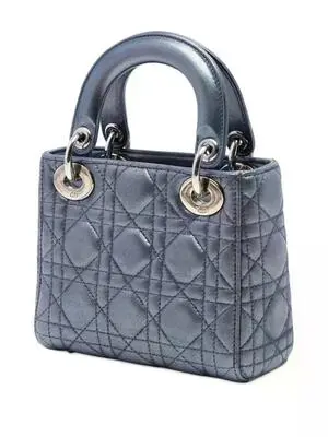 Dior Mini Lady Satchel - Blue