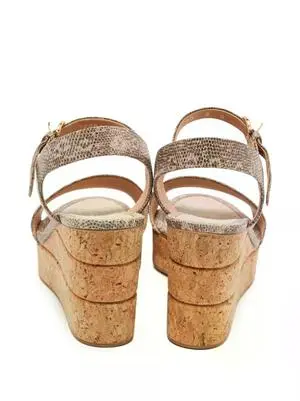 FERRAGAMO Madea Leather Heeled Sandals