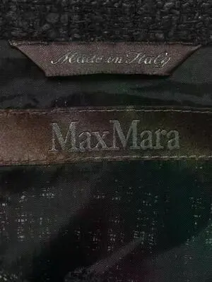 Max Mara Fringed Tweed Jacket
