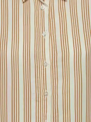 Sandro Striped Satin Shirt