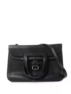Hermès Halzan 31 Shoulder Bag - Black