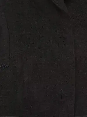 LANVIN Linen Single-breasted Blazer