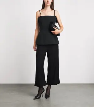 FFORME Cotton-silk Sola Bustier Top