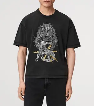 ALLSAINTS Cotton Iron Tiger T-shirt